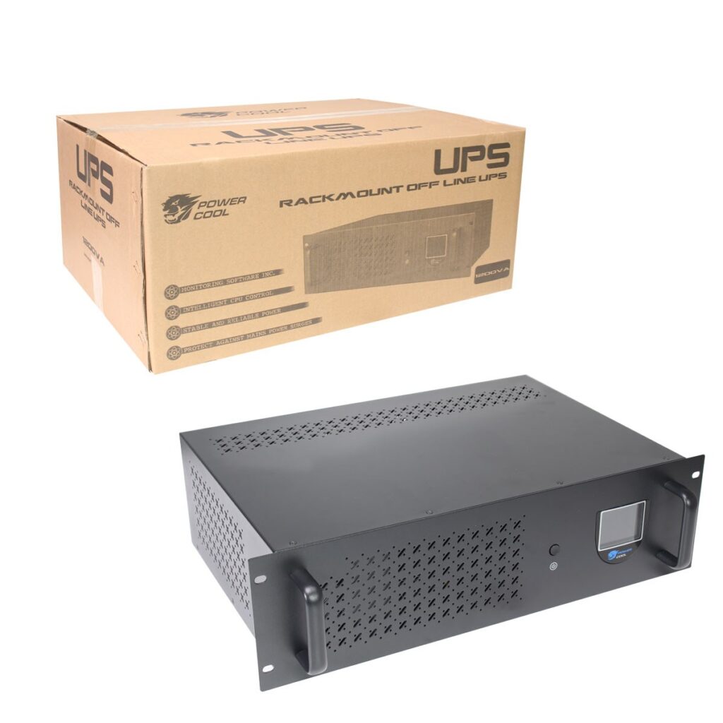 Powercool Rack-Mount Off-Line 1500VA UPS with LCD & USB Monitoring ...